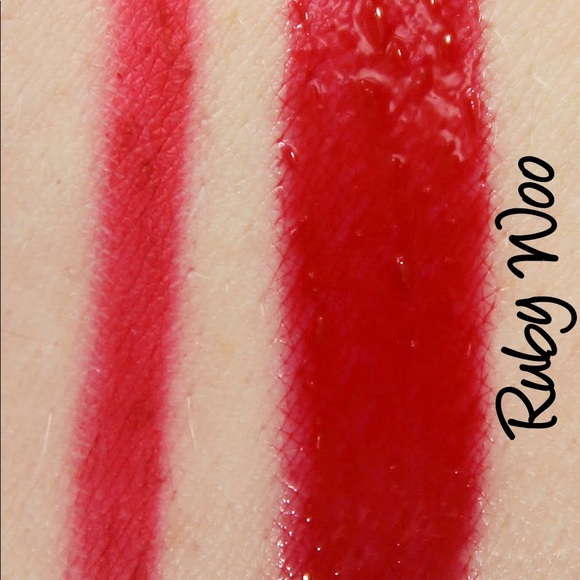 MAC Cosmetics | Makeup | Mac Lipglass 328 Ruby Woo | Poshmark